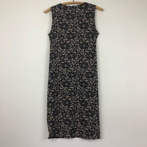 J. Jill | Dresses | J Jill Xs Lace Print Stretch Sleeveless Dress ...